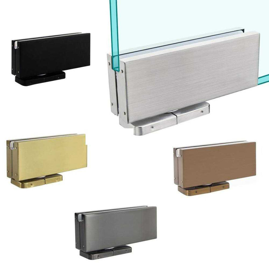 Frameless Glass Pivot Door With Self Closing Hinges - Door Discounter ...