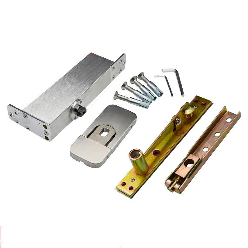 Self-Closing Pivot Door Made of Wood with Glass and Laundry Design ...