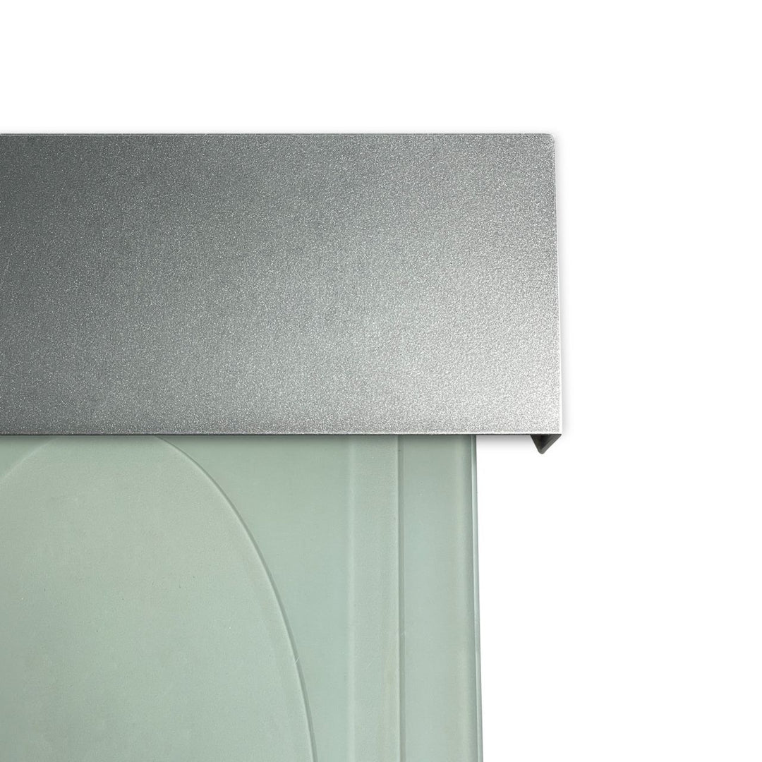 36" x 81" (Ready to ship) Sliding Glass Barn Door ALU100 | Non-Private ...